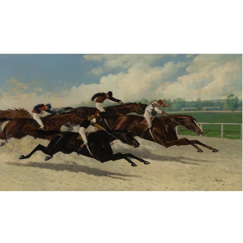 Henry Stull | AMERICAN, 1851-1913 THE RACE | MutualArt
