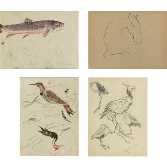 Morris Graves | A COLLECTION OF DRAWINGS AND WATERCOLORS | MutualArt