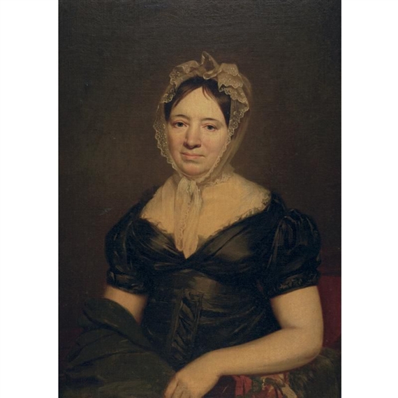 John Wesley Jarvis | PORTRAIT OF MRS. DELIA JARVIS TUDOR | MutualArt