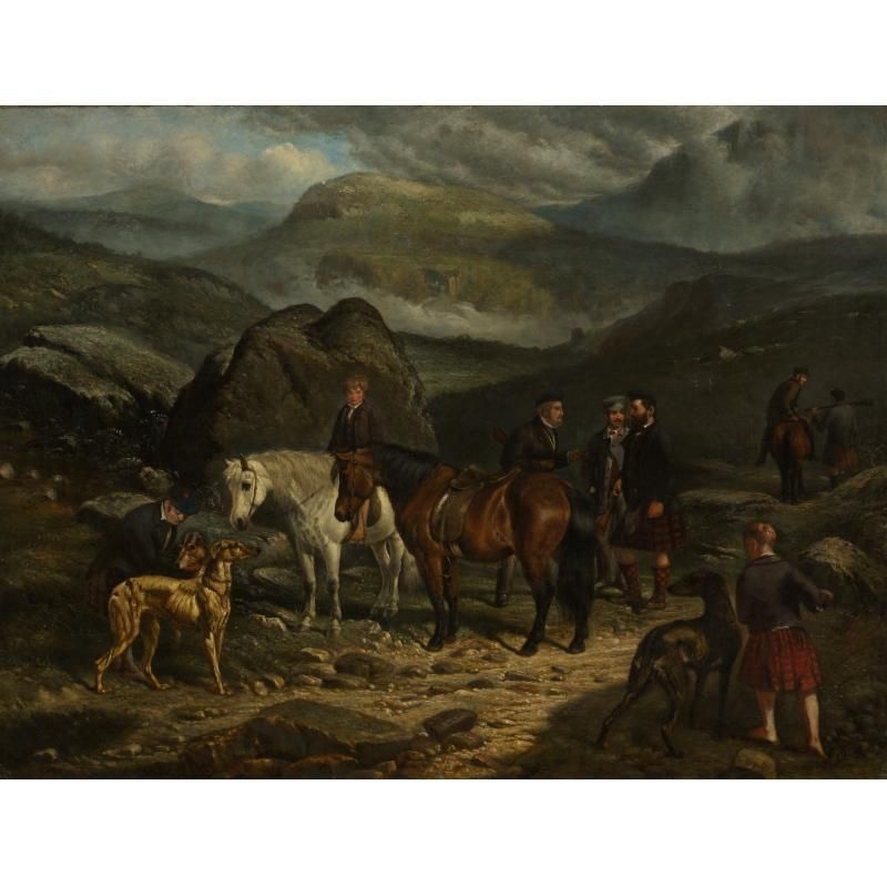 Arthur Fitzwilliam Tait | AMERICAN, 1819-1905 A HIGHLAND HUNTING PARTY ...