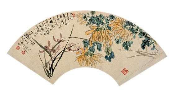 Chen Banding | CHRYSANTHEMUM AND ORCHID | MutualArt