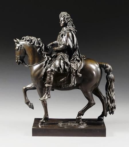 François Girardon | GRAND GROUPE EN BRONZE REPRÉSENTANT LOUIS XIV À ...
