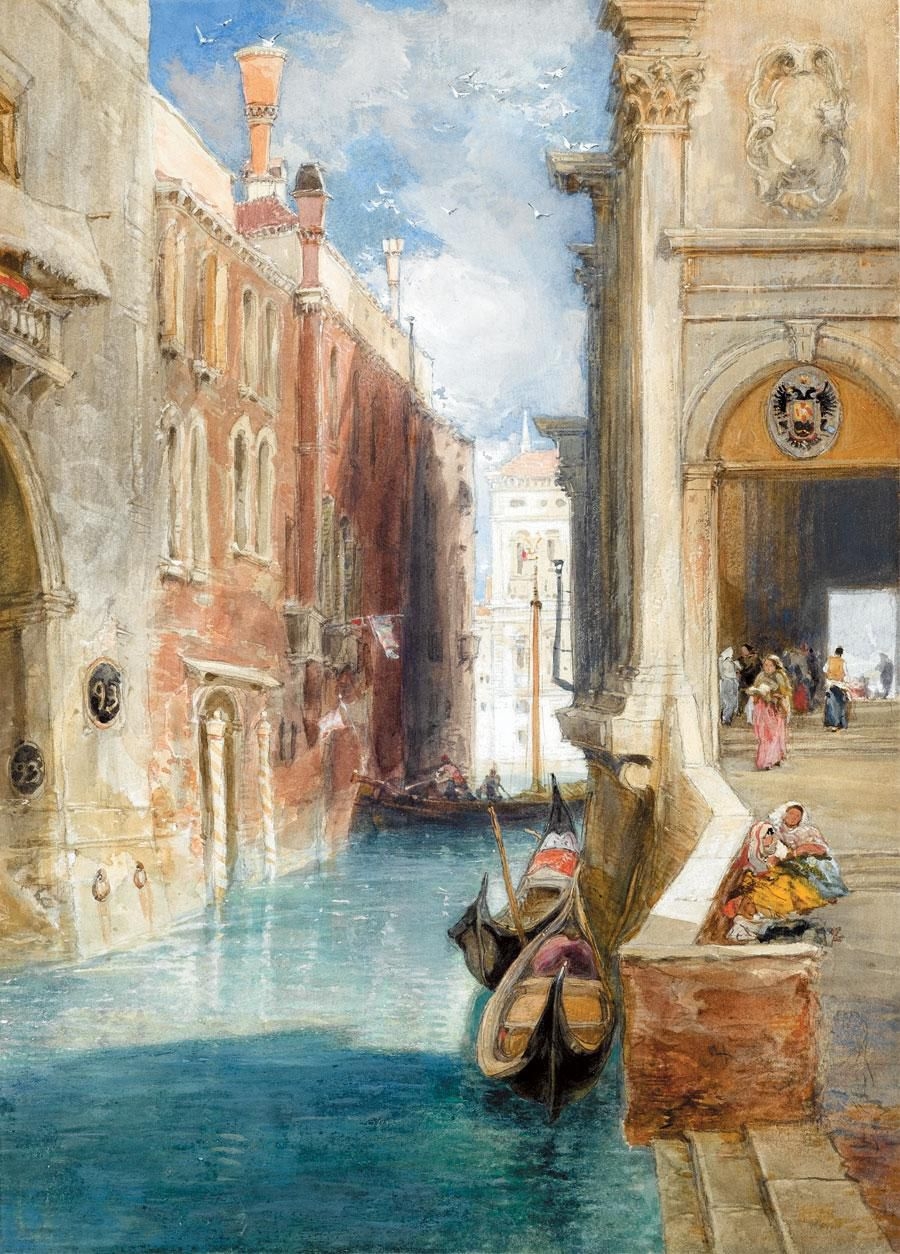 James Holland | A CANAL IN VENICE | MutualArt