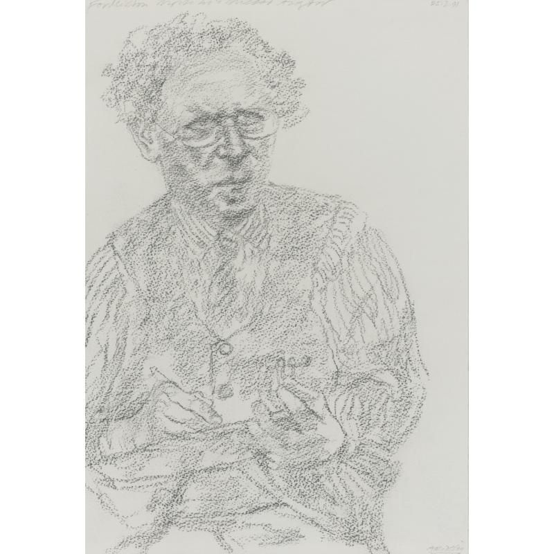 Avigdor Arikha | SELF PORTRAIT | MutualArt