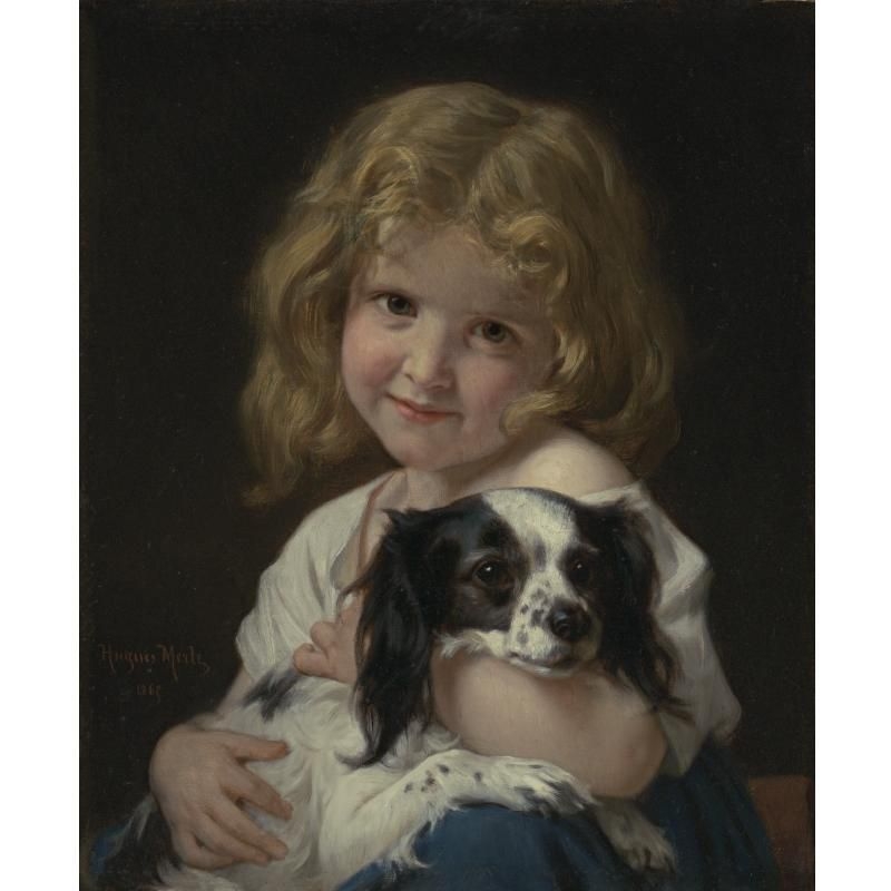 Hughes Merle | FRENCH, 1823-1881 BEST FRIENDS | MutualArt