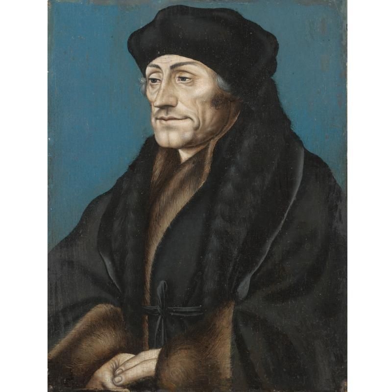 Hans Holbein the Younger | Portrait of Erasmus of Rotterdam (1466-1536 ...