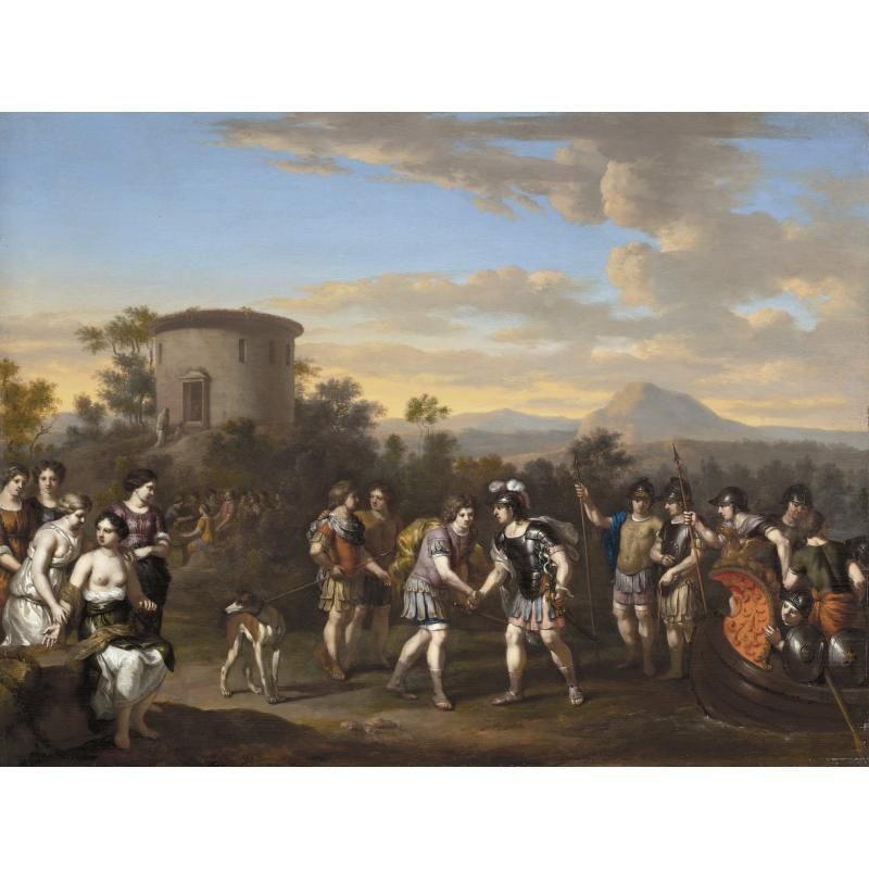 Gerard Hoet | The arrival of Aeneas at Pallanteum | MutualArt