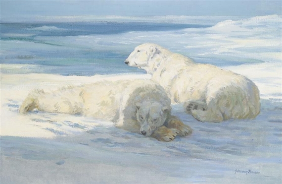 John Murray Thomson | polar bears | MutualArt