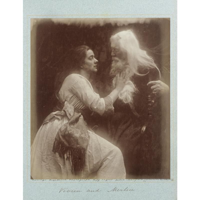 Julia Margaret Cameron | 'Vivien and Merlin' (Agnes Mangles and Charles ...