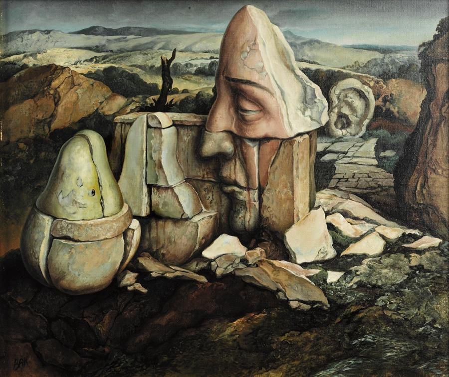 Samuel Bak | House in the Desert | MutualArt