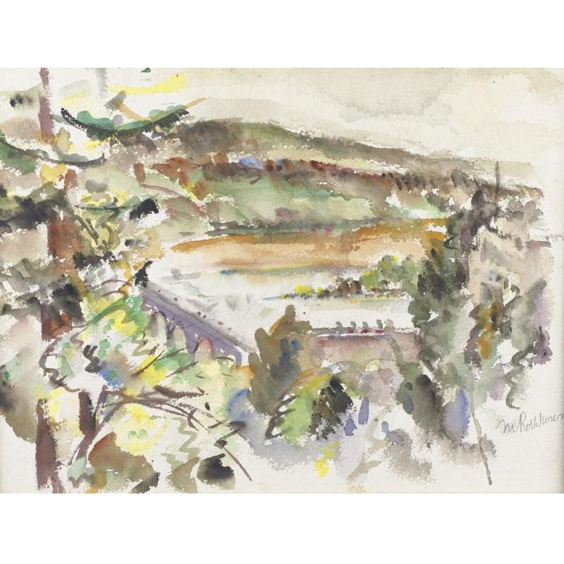 Mark Rothko | Hillside Landscape | MutualArt