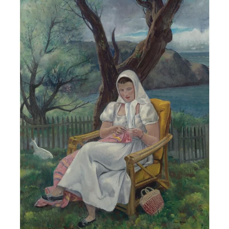 Leon Kroll | Viette and Friend | MutualArt