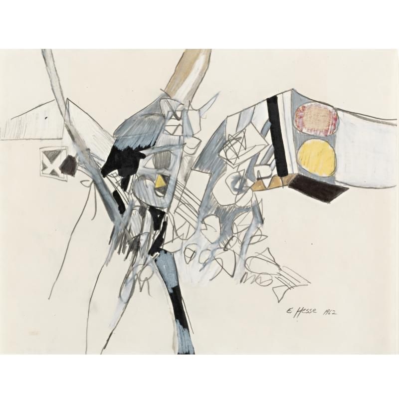 Eva Hesse | Untitled (1956) | MutualArt