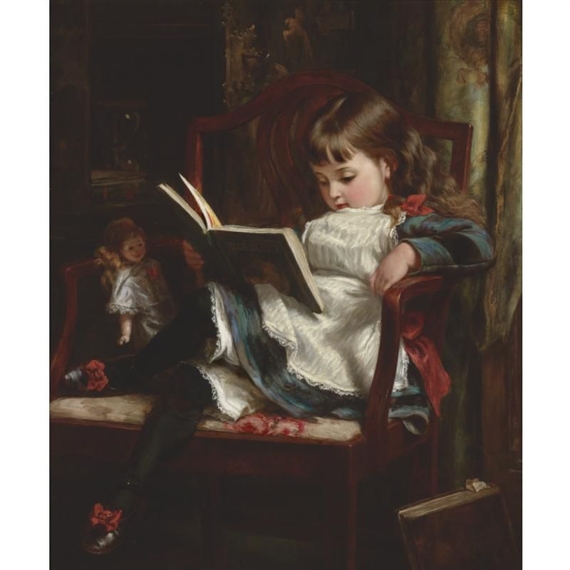 Alfred Morgan | Reading Bluebeard | MutualArt