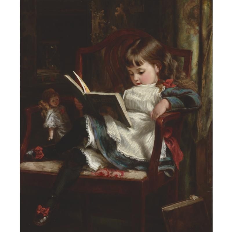 Alfred Morgan | Reading Bluebeard | MutualArt