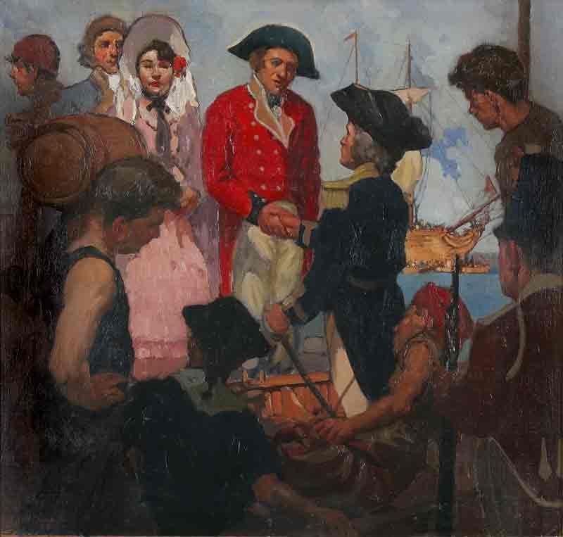 Henry Hanke | THE ARRIVAL OF THE SECOND FLEET | MutualArt