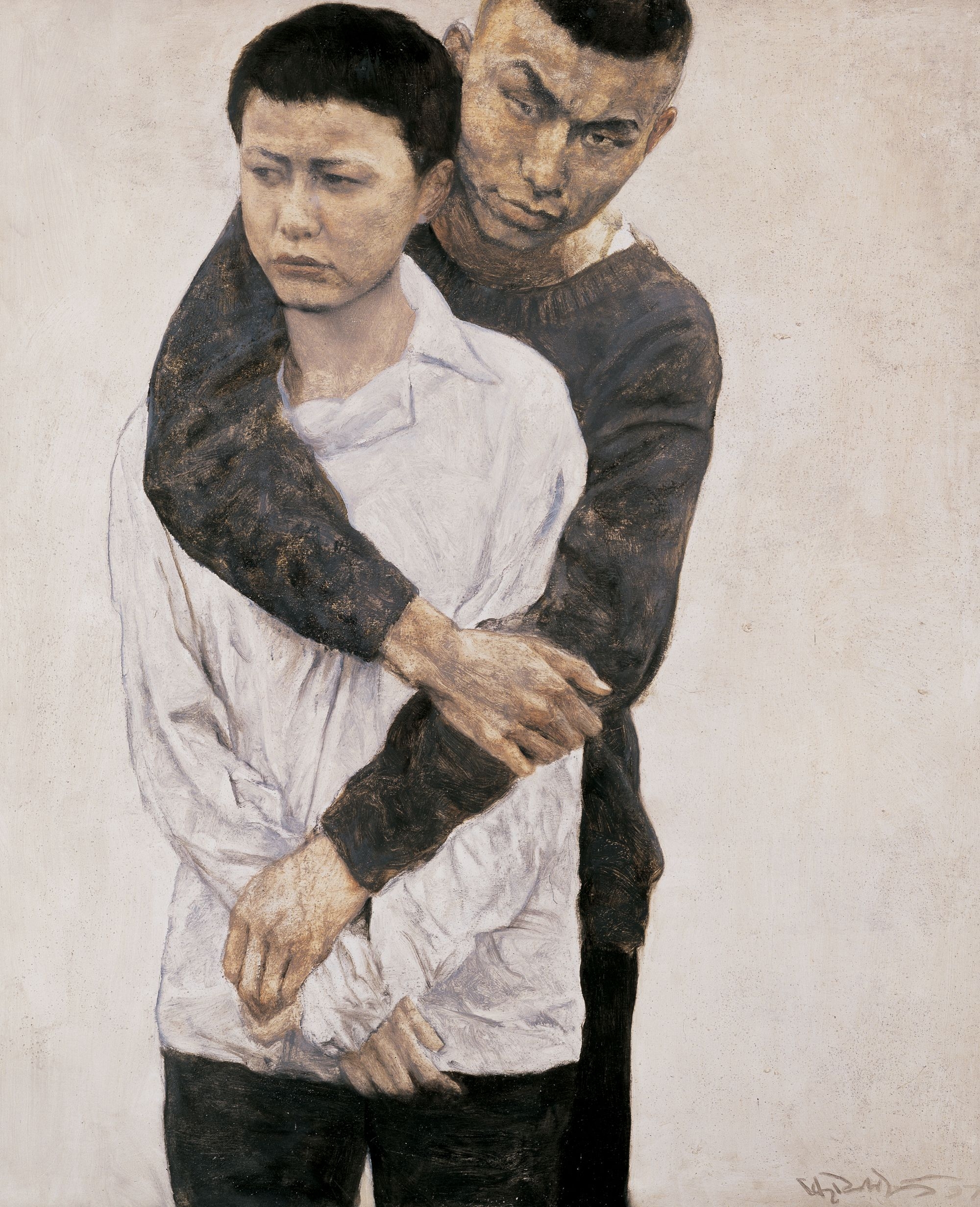 He Duoling | Two Young People | MutualArt