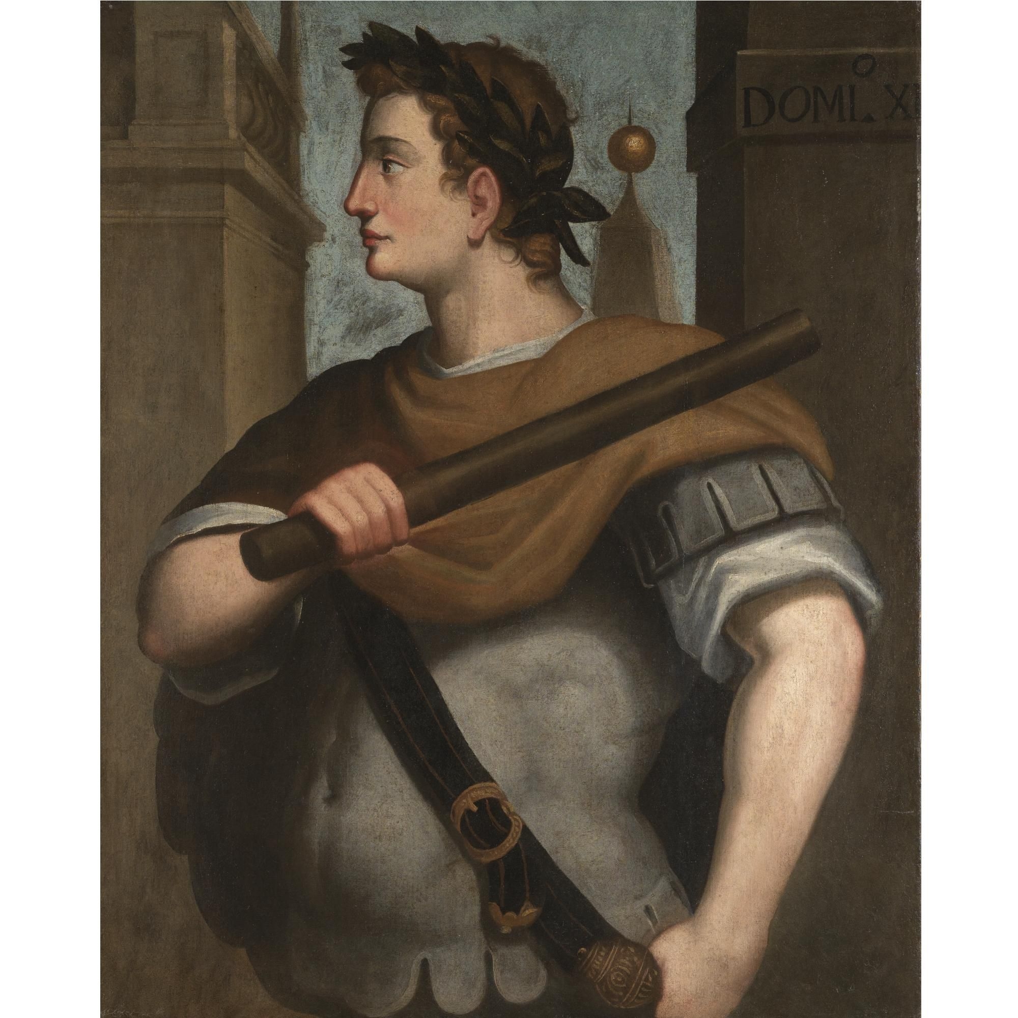 Bernardino Campi | Portrait of the Emperor Domitian, half-length ...