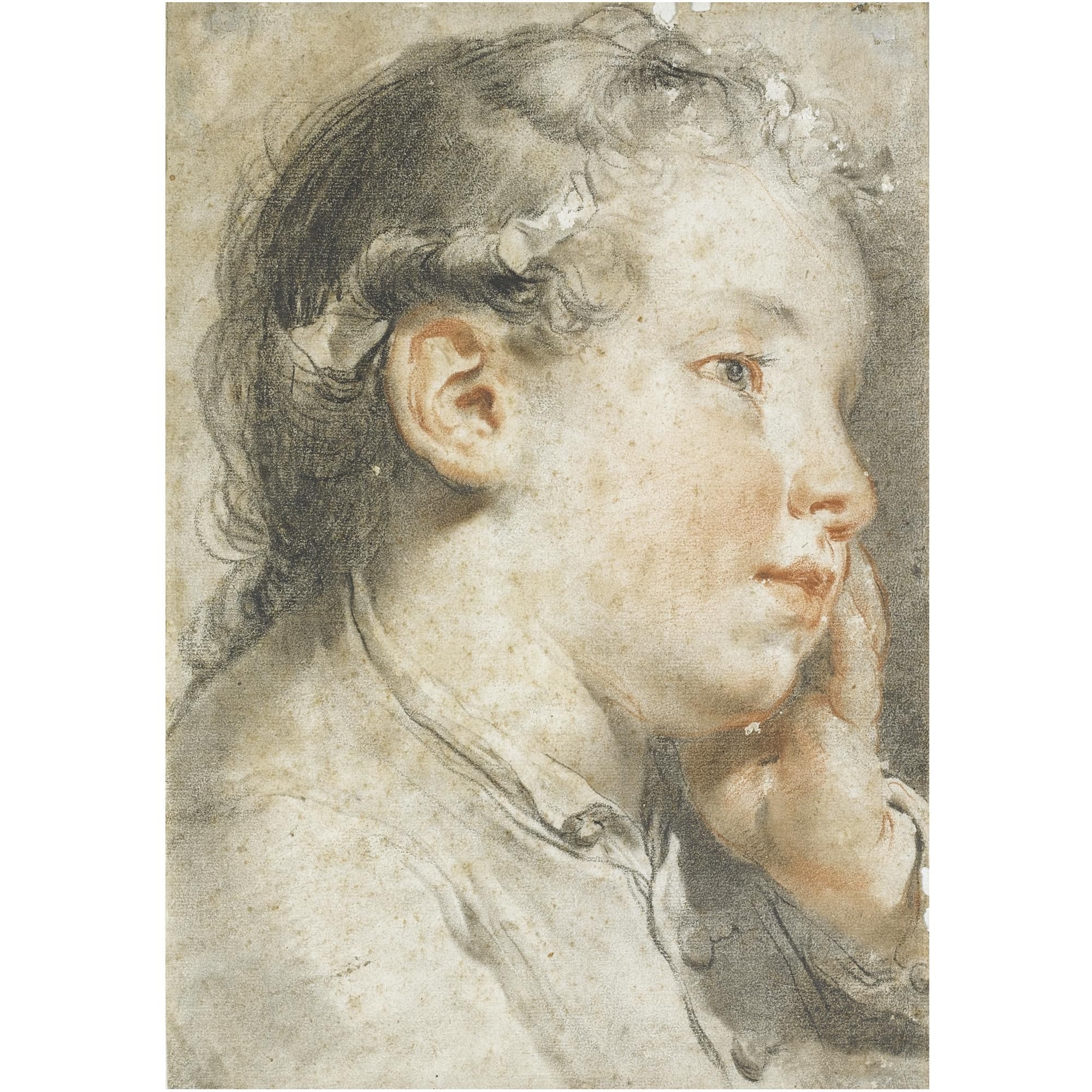 Gaetano Gandolfi | portrait of a young boy | MutualArt