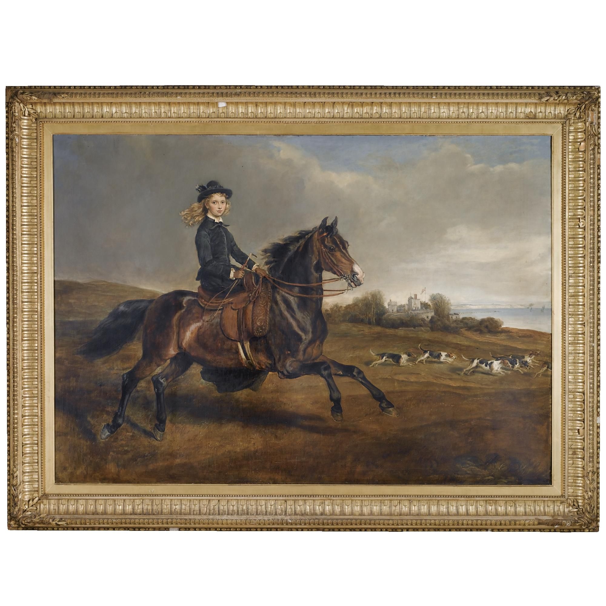 Francis Grant | Portrait of Lady Victoria Leveson-Gower (1867-1953) on ...