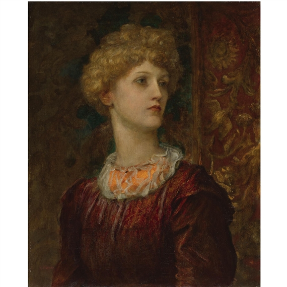 George Frederick Watts | portrait of dorothy dene | MutualArt