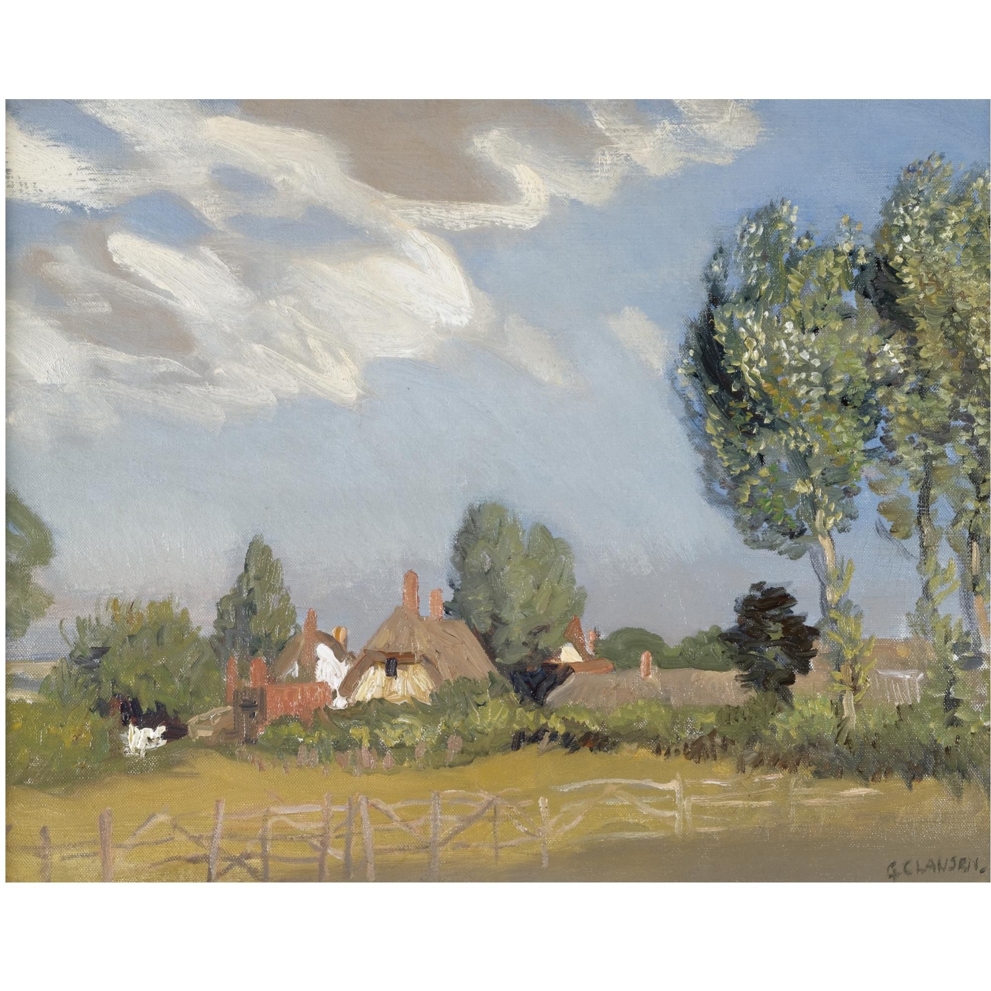 George Clausen | Planting a Tree | MutualArt