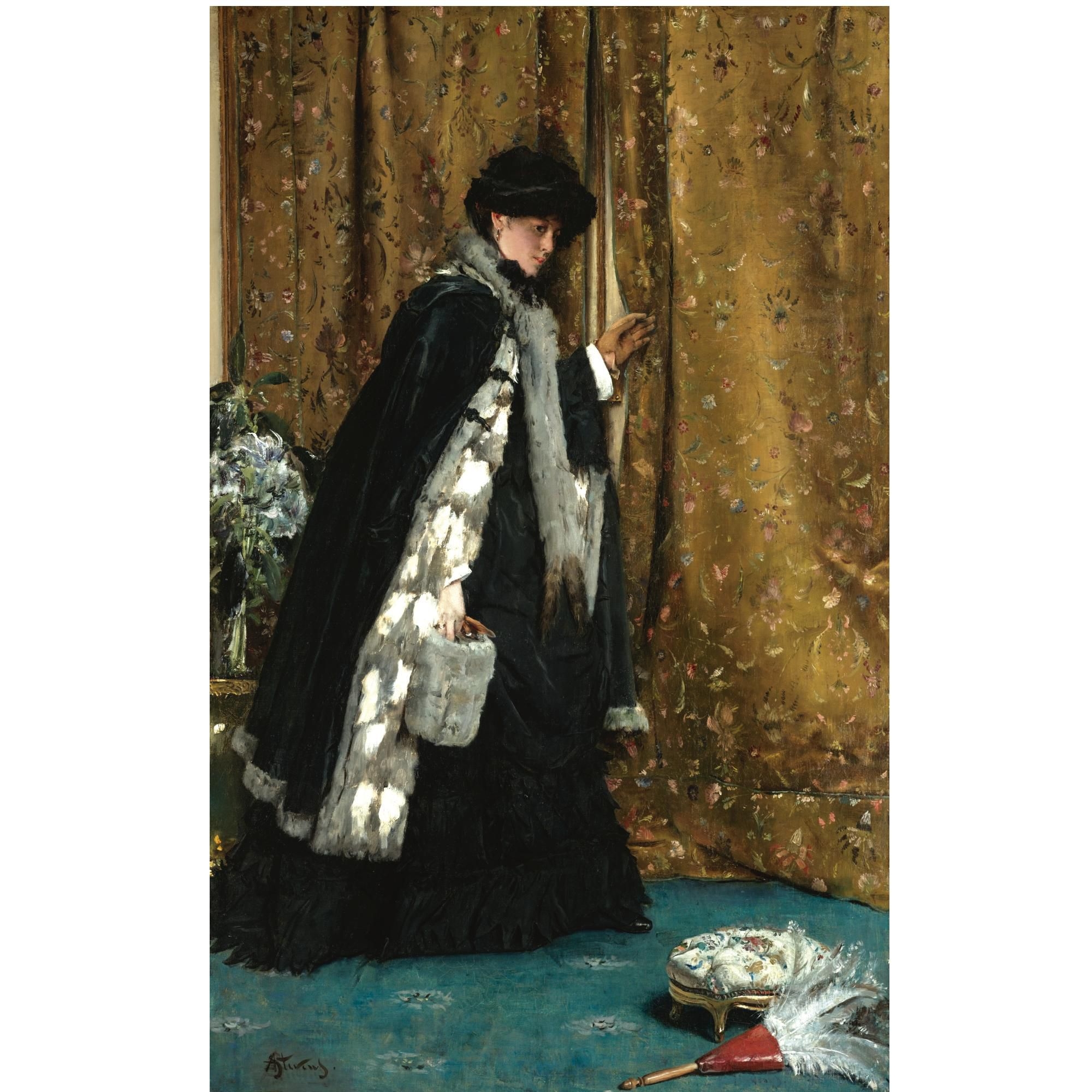 Alfred Stevens | La Visite matinale | MutualArt