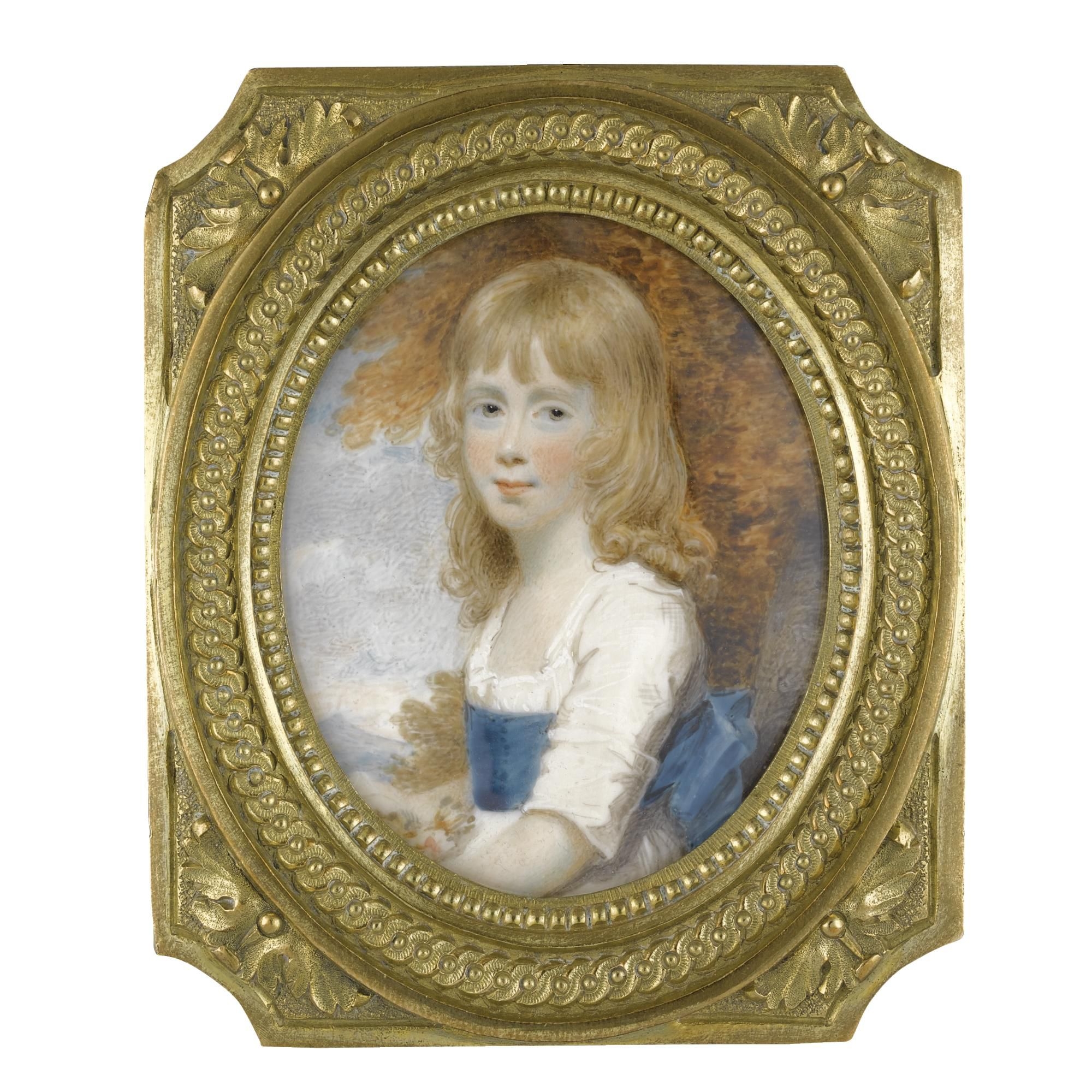 Henry Edridge | Portrait of a young girl | MutualArt