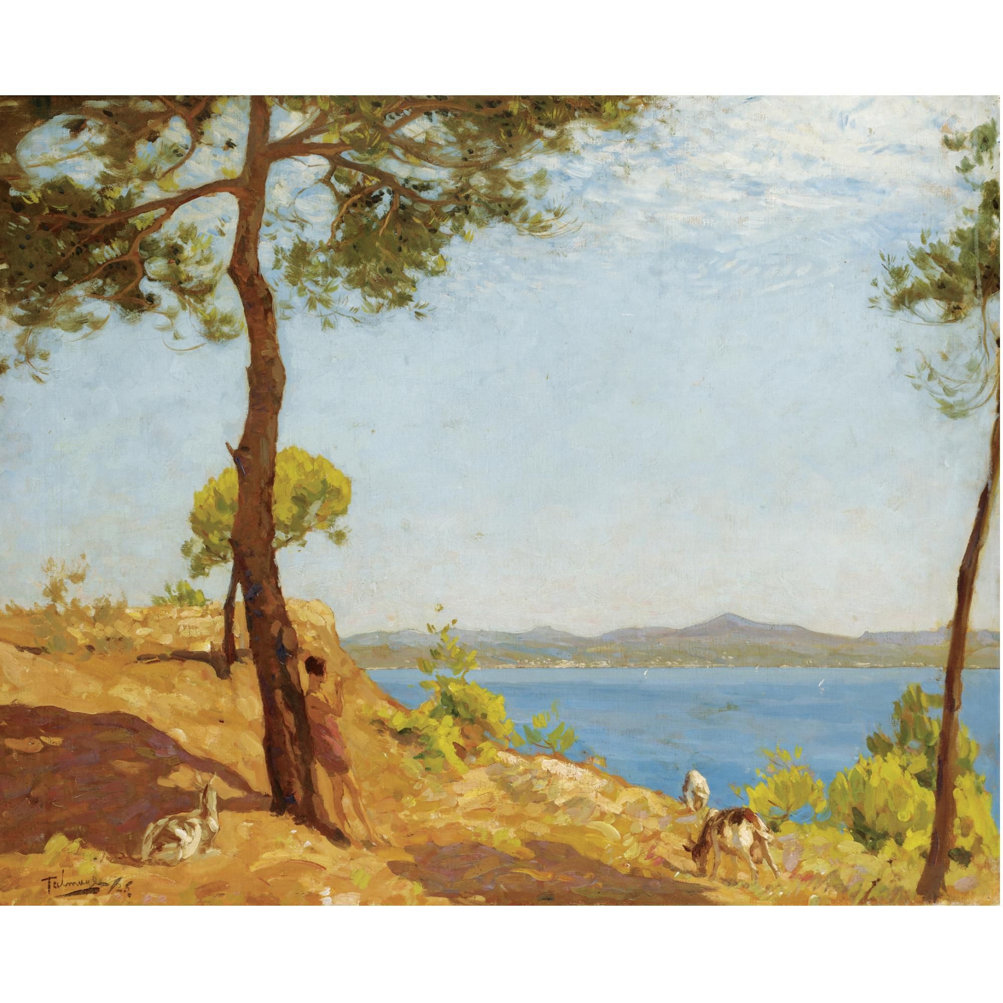 Algernon Talmage | the goat herder | MutualArt