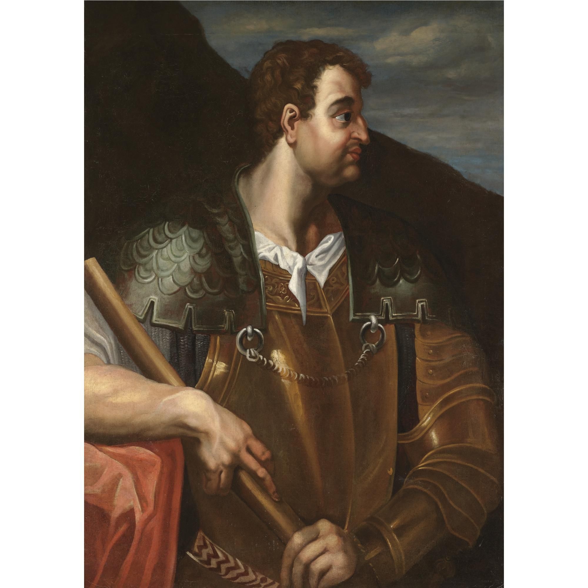 Bernardino Campi | Portrait of the Emperor Otho, half length and in ...