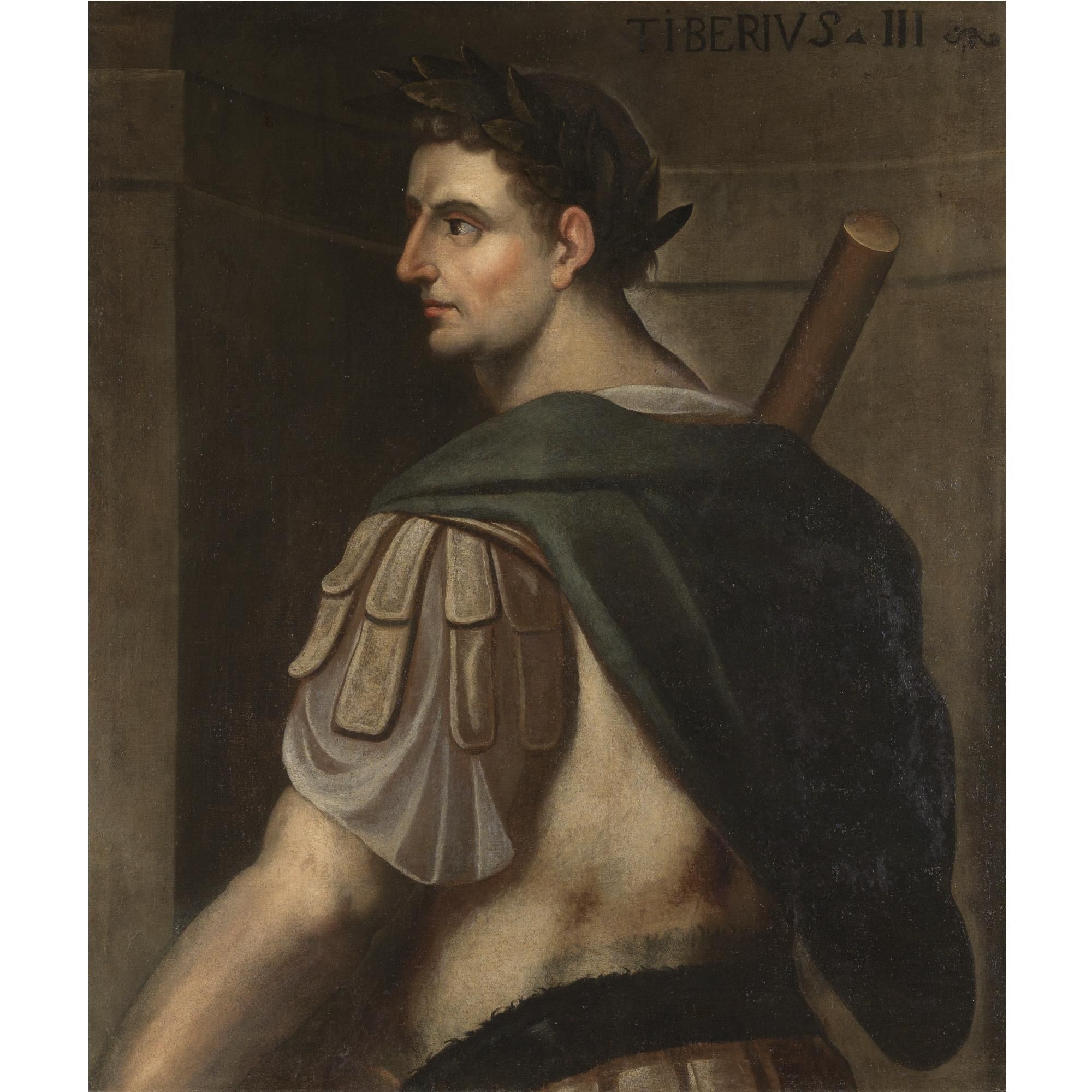 Bernardino Campi | Portrait of the emperor Tiberius, half-length ...