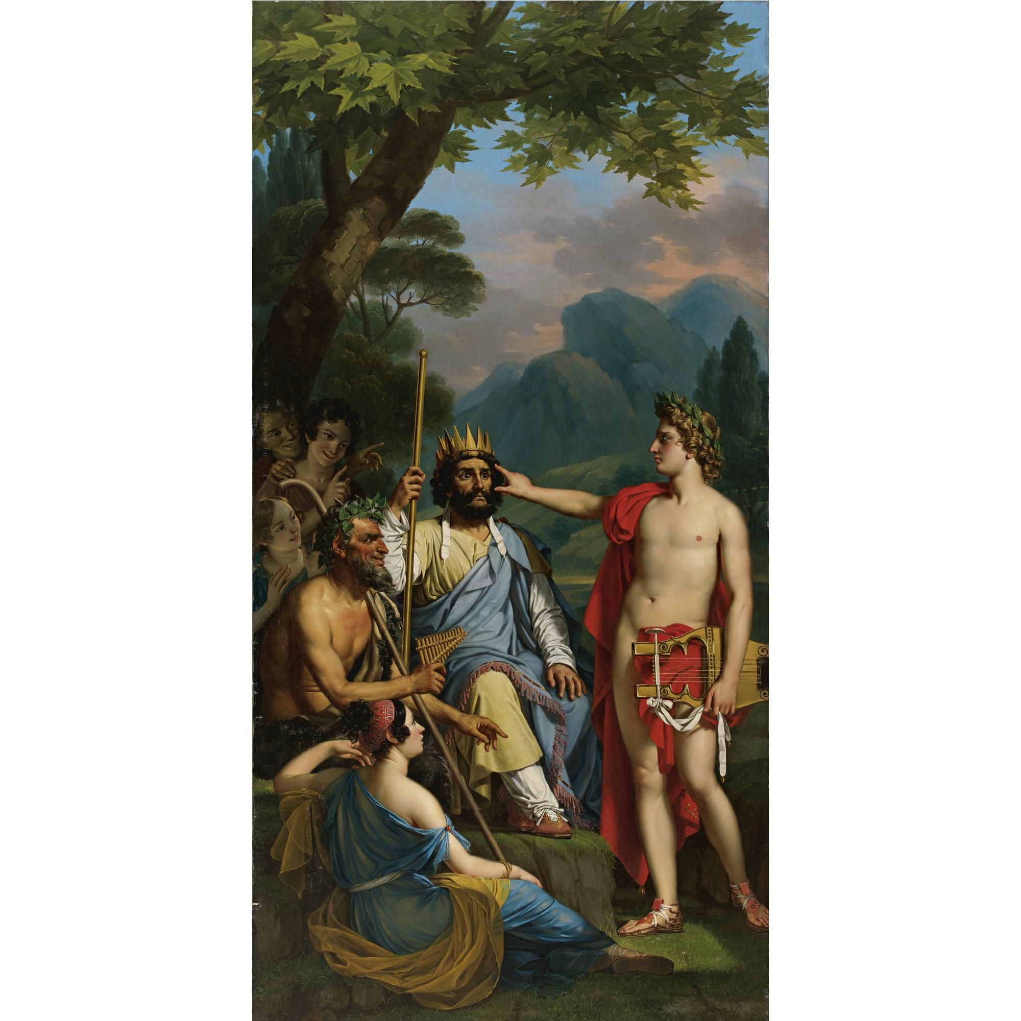 Joseph Paelinck | Apollo punishes Midas for his false judgement by ...