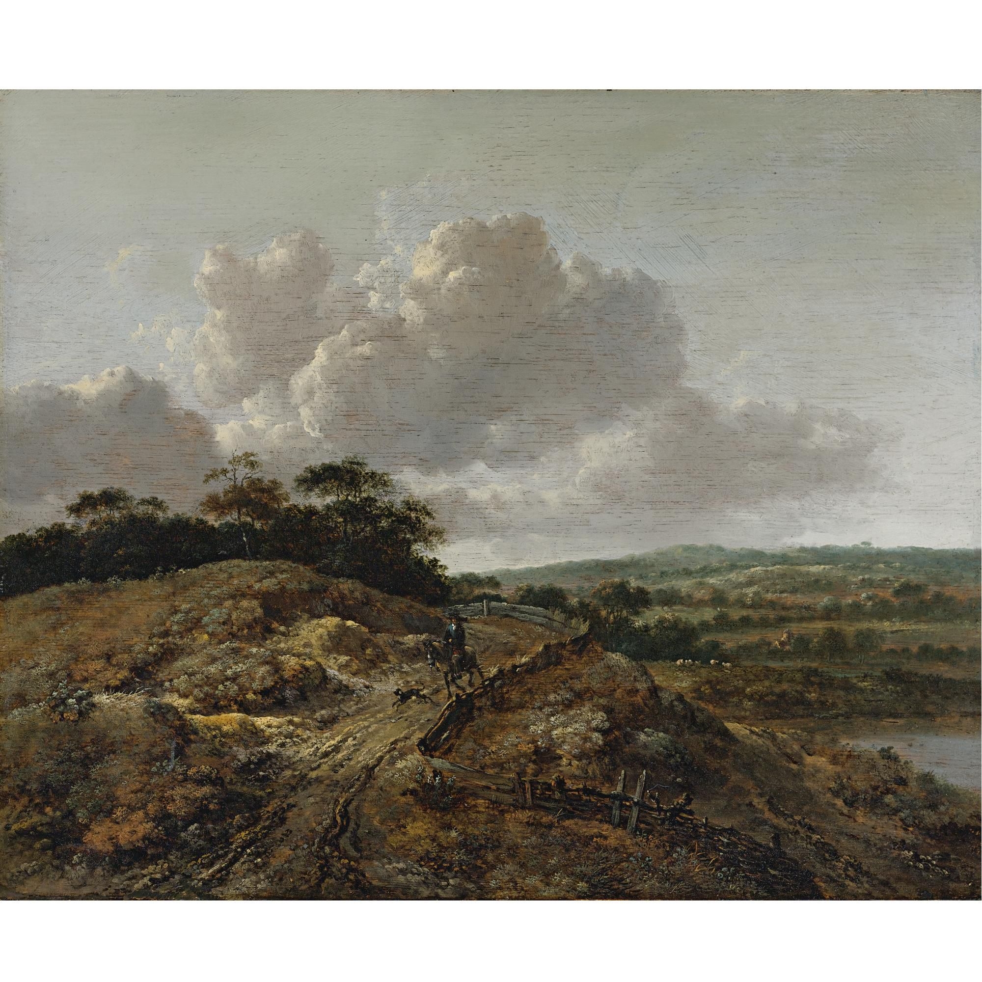 Jan Wijnants | Extensive Landscape with Travellers | MutualArt
