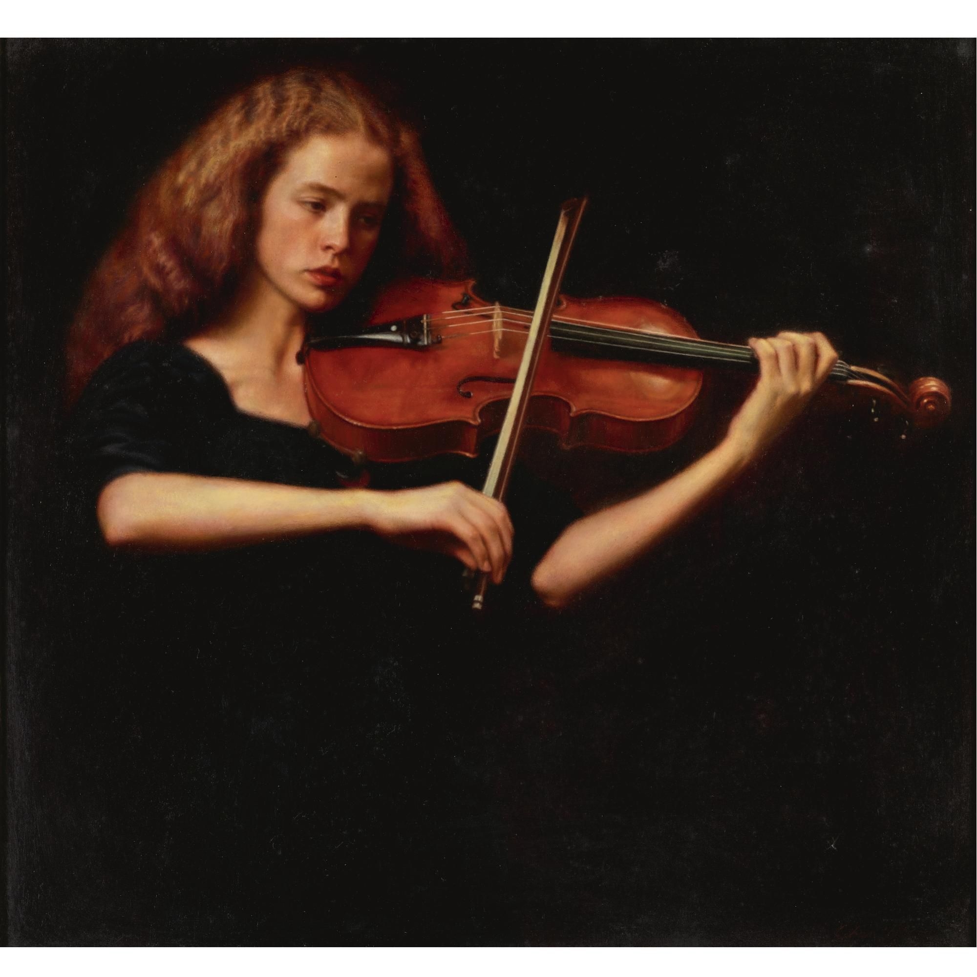 Chen Yifei | Rehearsal (1990) | MutualArt