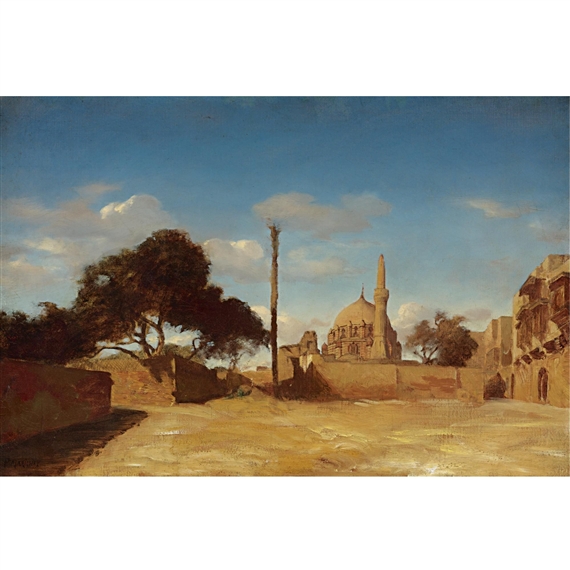 Prosper-Georges-Antoine Marilhat | View of Cairo | MutualArt