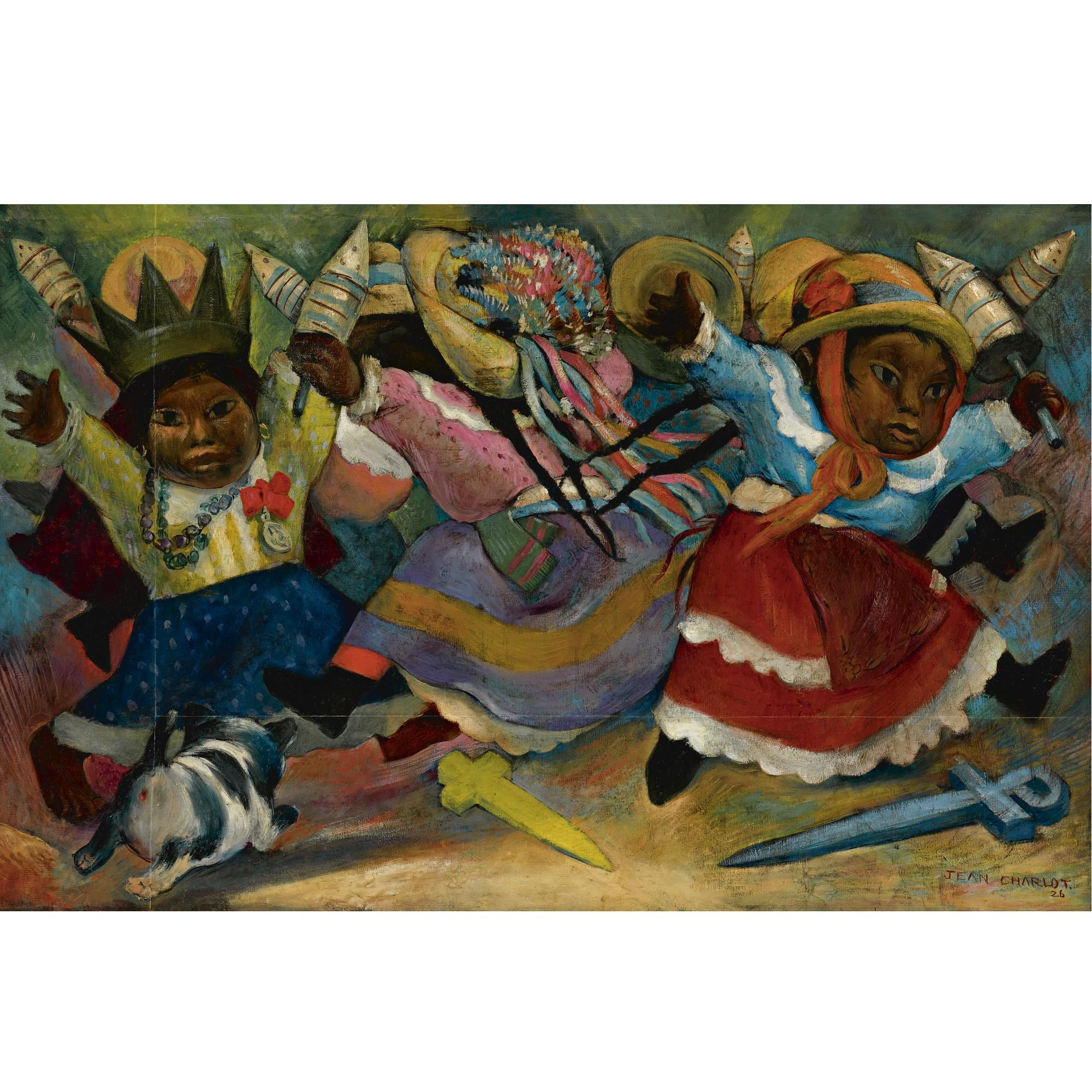 Jean Charlot | Dance of the Malinches | MutualArt