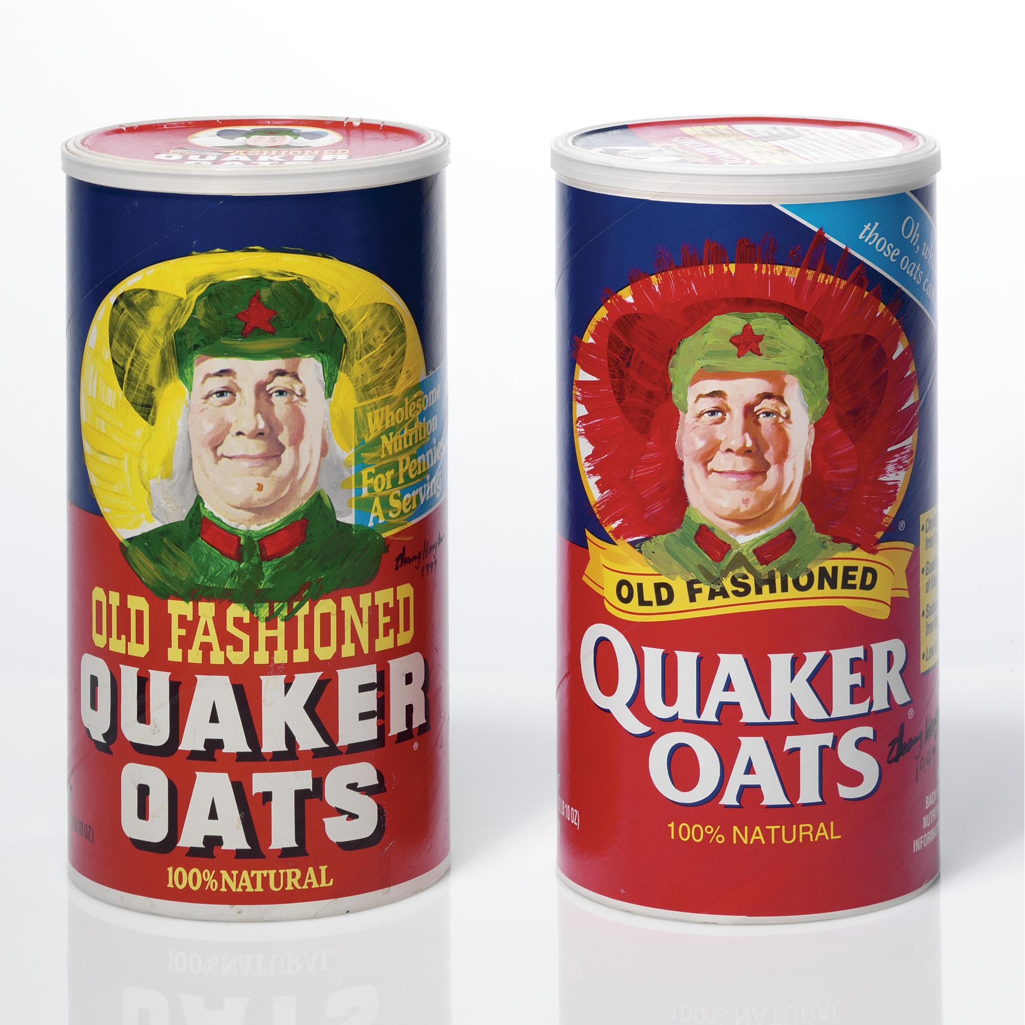 Zhang Hongtu | Pop Quaker Oats Cans | MutualArt