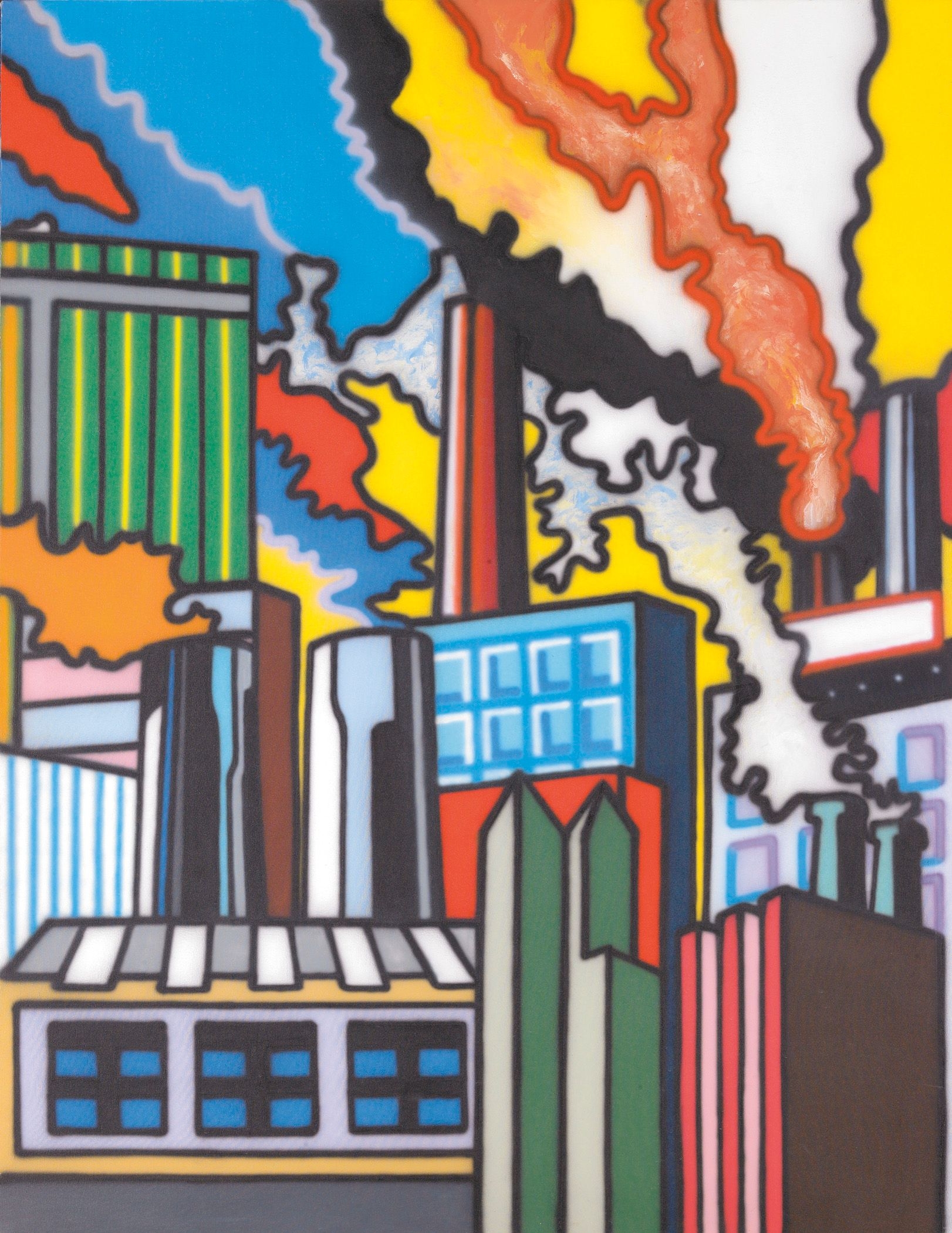 Howard Arkley | SECOND PSYCHEDELIC HEAD | MutualArt