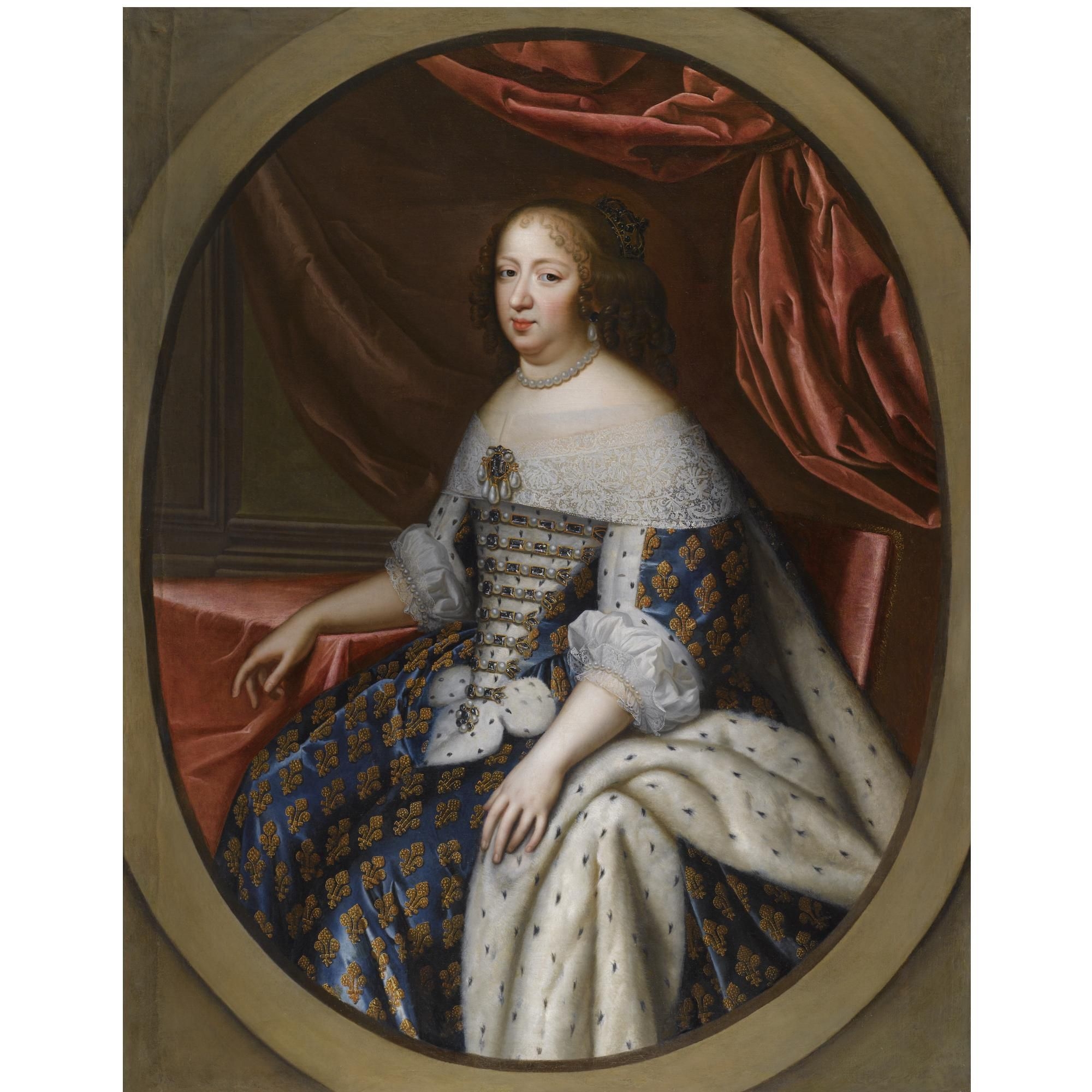 Charles Beaubrun | Portrait of Anne of Austria, Queen of France (1601 ...