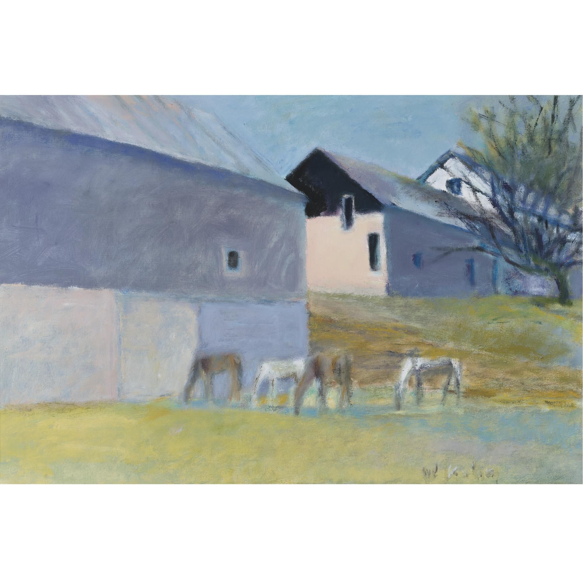 Wolf Kahn | Vermont Landscape (1979) | MutualArt