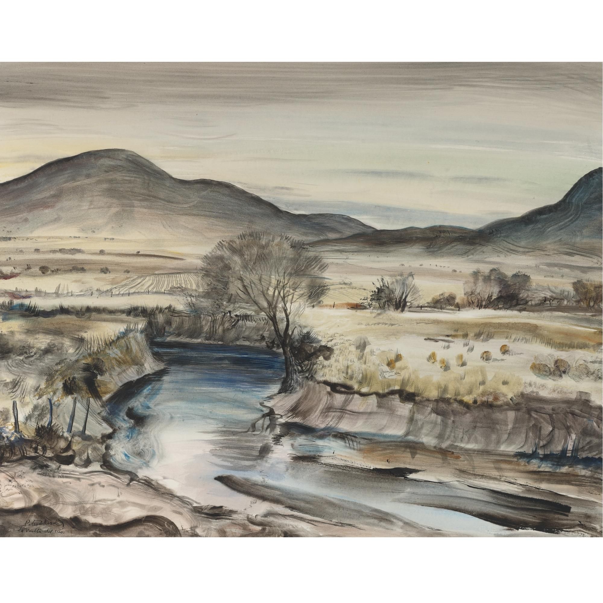 Peter Hurd | Western landscape | MutualArt