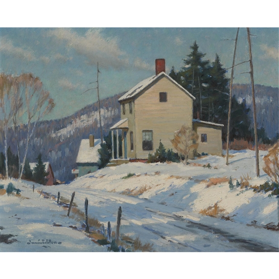 Junius Allen | The mountain road | MutualArt