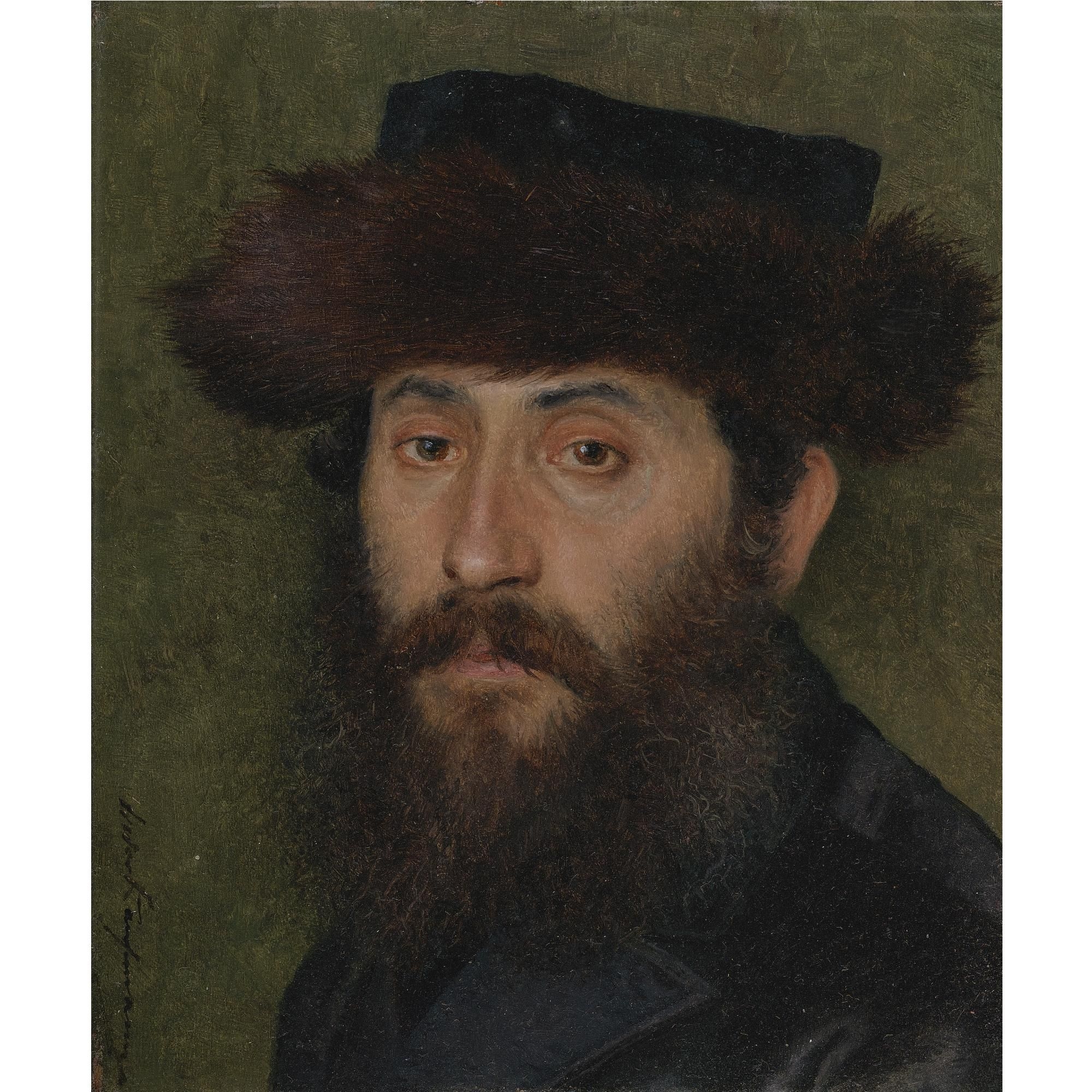 Isidor Kaufmann | PORTRAIT OF A YESHIVA BOY WEARING A STREIMEL, IN ...