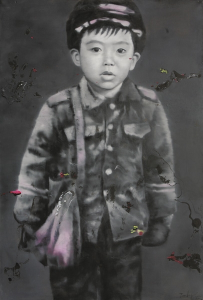 Li Tianbing | Autoportrait avec sac rouge (Self-Portrait with Red Bag ...