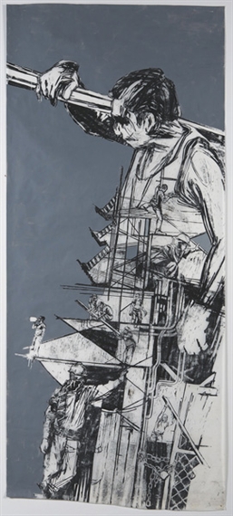 Swoon | Study of a Construction Worker (2005) | MutualArt