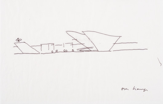 Oscar Niemeyer Sketches