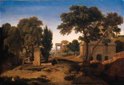 Jean-François Millet I | A Landscape with Figures and Classical ...