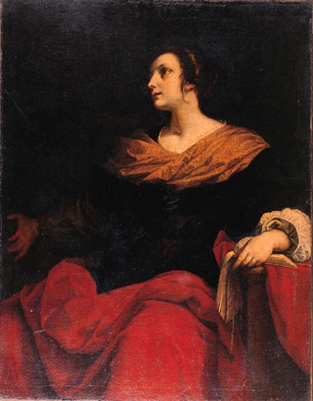 Jacopo Vignali | A female Saint | MutualArt