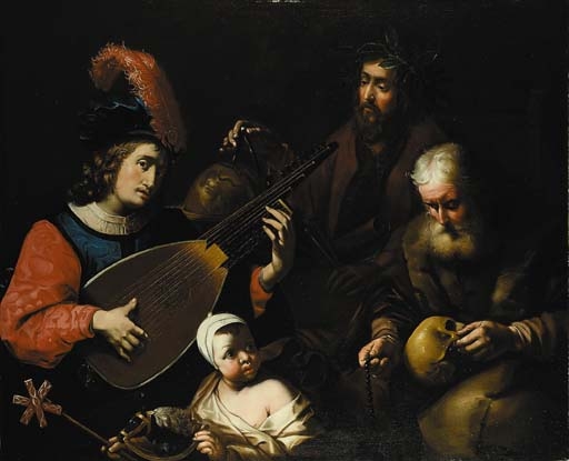 Nicolas Tournier | The Four Ages of Man: a boy with a toy windmill ...