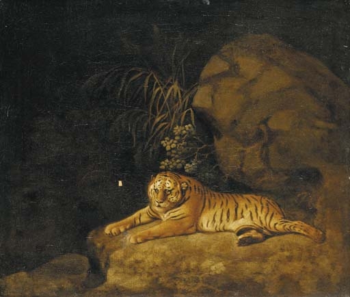 George Stubbs | Portrait of the Royal Tiger | MutualArt